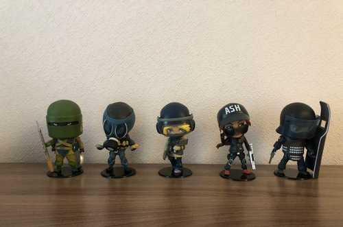 Фигурки Chibi из игры Rainbow Six Siege