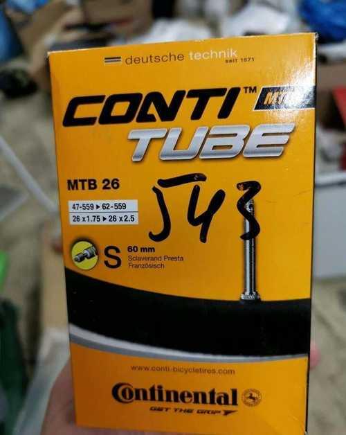 Камера велосипедная Continental Conti Tube MTB 26