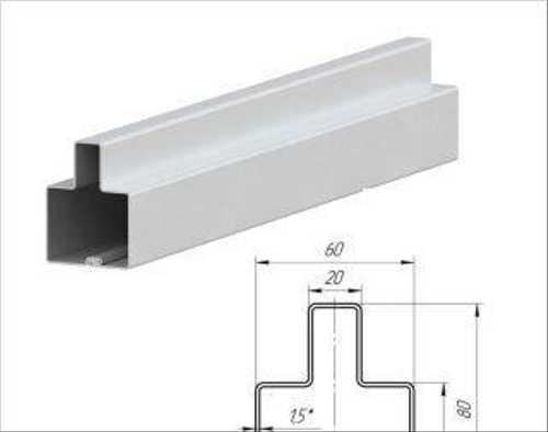Т образный профиль для откатных ворот