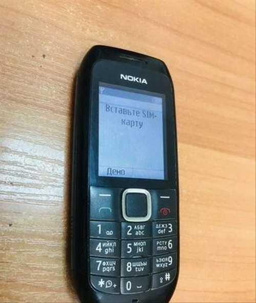 Полурабочий телефон Nokia Фонарик 1616-2