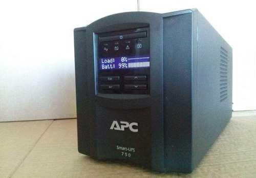 Ибп с дисплеем APC Smart-UPS SMT750i с батареей