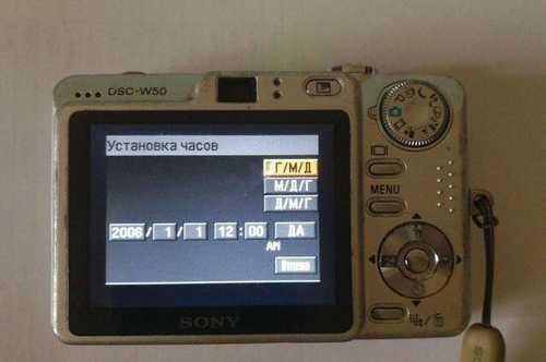 Компактный фотоаппарат Sony DSC-W50