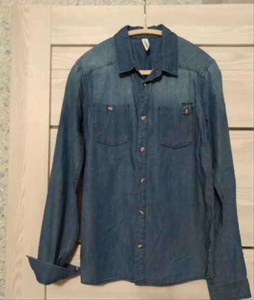 Рубашка джинсовая на мальчика acoola 164