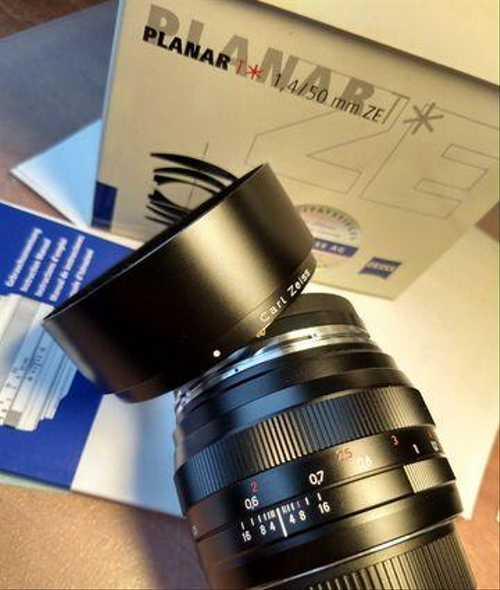 Объектив для canon EF Carl Zeiss planar 50mm f1,4 Москва | Festima.Ru (295981951)