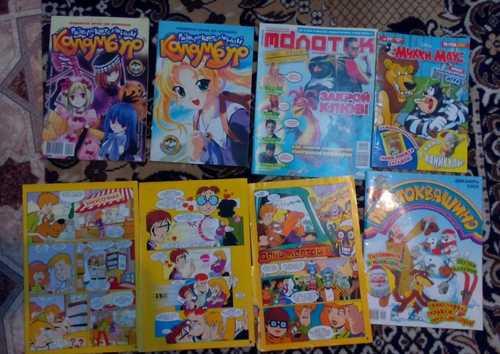 Старые детские журналы, комиксы, молоток