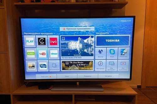 Ж/К Телевизор Toshiba 50" 127 см Smart,3D
