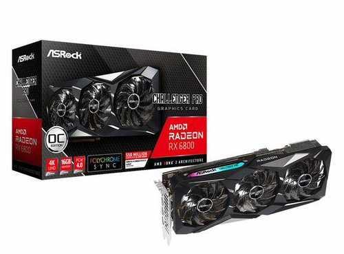 Топ ASRock AMD Radeon RX 6800 16Gb Ростест