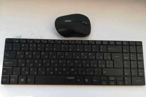 Комплект клавиатура+мышь Rapoo 9060 Black
