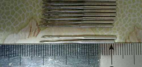 Иглы швейные для промышленных швейных машин