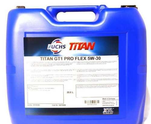 Масло Fuchs titan GT1 PRO flex 5W-30