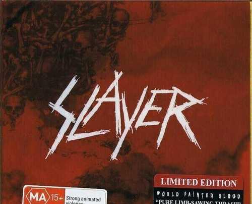 Фирменный Slayer World Painted Blood deluxe CD/DVD