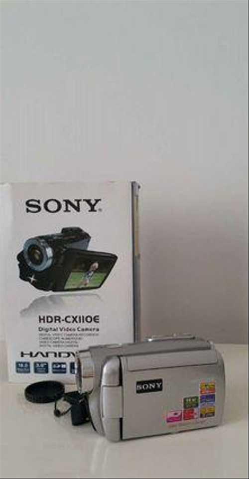 Видеокамера Sony HDR CX110E с Солнечной Батареей