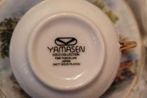 Yamasen gold. Кофейный сервиз Yamasen Gold collection 6. Посуда Yamasen Gold collection. Yamasen Gold collection чайный сервиз. Ямасен Голд коллекшн кофейный сервиз.