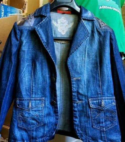 Куртка джинсовая с кожаными вставками XX by Mexx