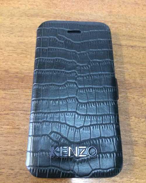 Чехол-книжка Kenzo Croco, новый, на 5, 5s