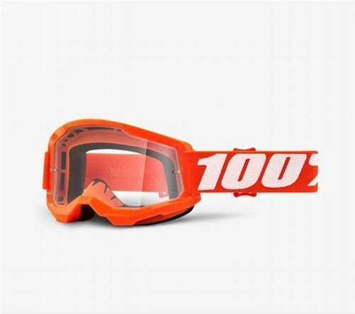 Очки 100 Strata 2 Goggle Orange / Clear Lens