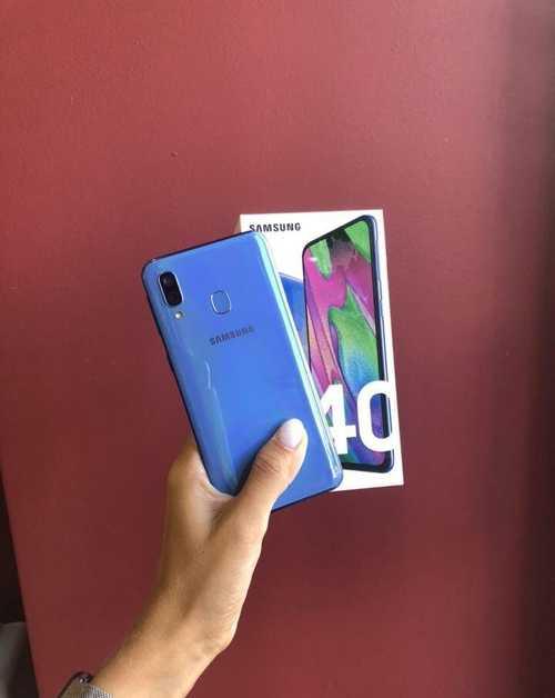 Б/У Samsung как новый голубой