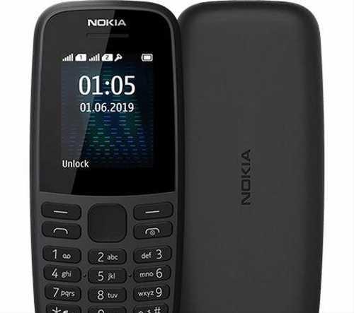 Сотовый телефон Nokia 105 (2019) Black