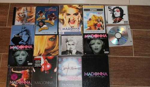 Madonna альбомы, синглы, DVD-фильмы