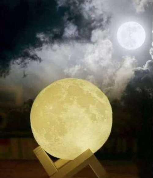 Светильник ночник луна