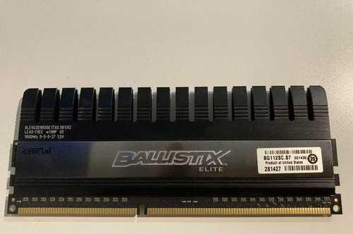 Оперативная память Crucial Ballistix elite 4G DDR3