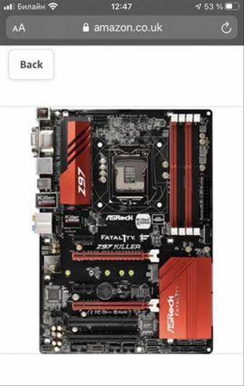 Материнская плата Asrock Z97killer - ASRock Fatal1