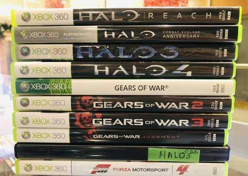 Игры Halo Gears of war для Xbox 360 и другие Обмен
