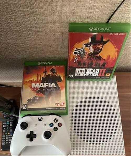 Xbox One s 1tb + RDR2 и Мафия + Gamepass