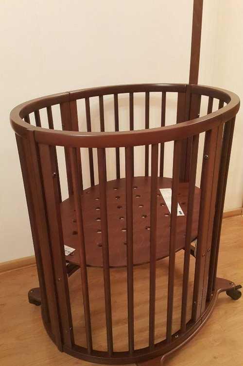 Stokke sleepi mini (цвет walnut braun)