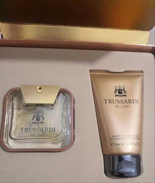 Мужской подарочный набор Trussardi my land