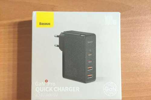 Зу Baseus GaN2 Pro Quick Charger 2C+2U 100W EU