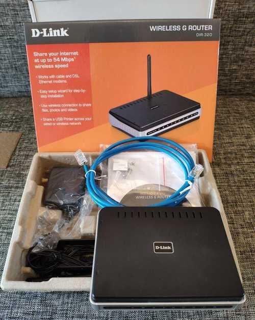 Wi-Fi роутер D-Link DIR-320