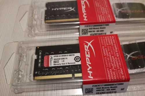 Kingston HyperX Impact SO-dimm DDR4 2x16Gb 2666