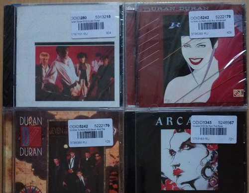 Duran Duran фирменные CD (новые)