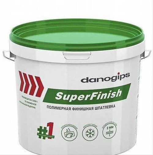 Danogips шпатлевка гот. финишная superfinish 3л, 1