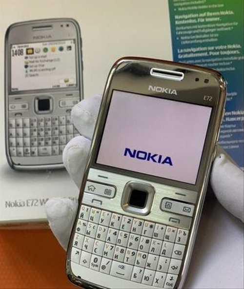 Nokia E72 Zircon White. Новый. Оригинал