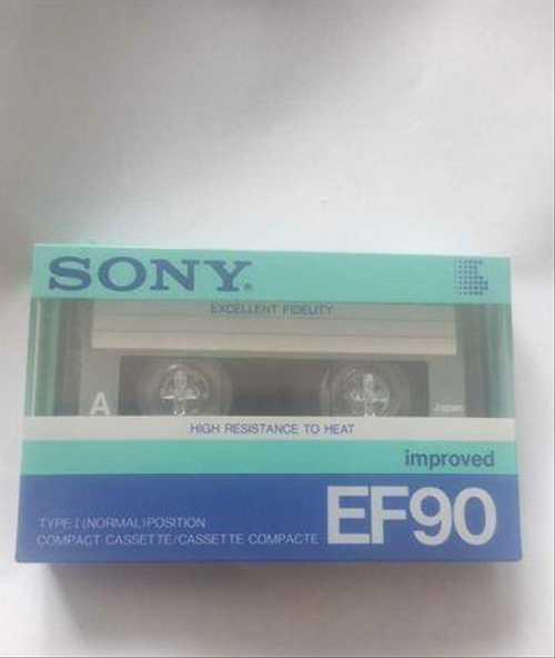 Аудиокассета новая sony EF90 | Festima.Ru - Мониторинг объявлений