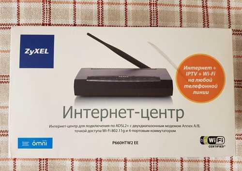 Adsl роутер ZyXel P-660HTW2 EE