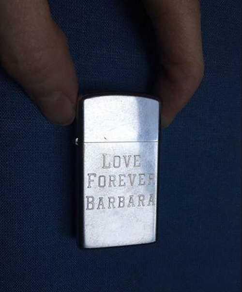 Зажигалка Zippo slim 1973 engraved
