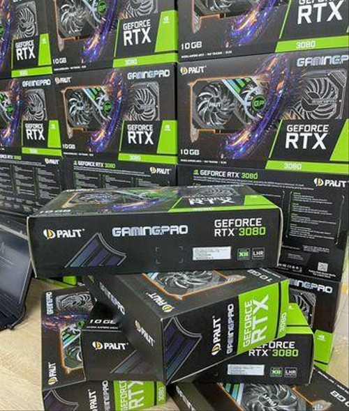 Видеокарта Palit GeForce RTX 3080 GamingPro V1 LHR