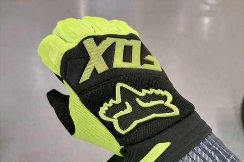 Перчатки Fox Dirtpaw race glove Flow Yellow