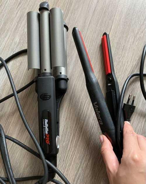 Плойка волна BaByliss pro и плойка гофре фирмы Val