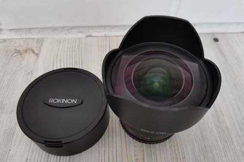 Объектив rokinon (Samyang) 14mm f/2.8 Nikon