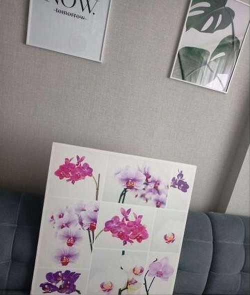 Картина с орхидеями