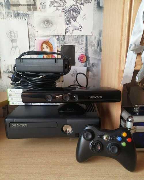 Xbox 360 + Kinect + Games