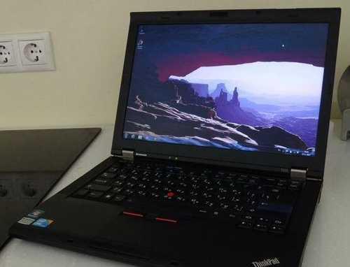 Надежный мощный ноутбук Lenovo ThinkPad T4-i5/SSD