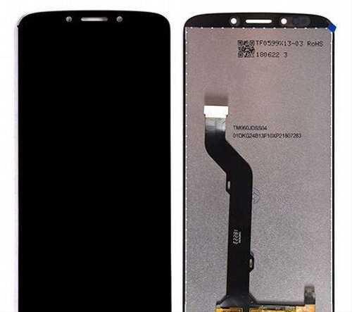 Дисплей для Motorola Moto E5 Plus в сборе черный
