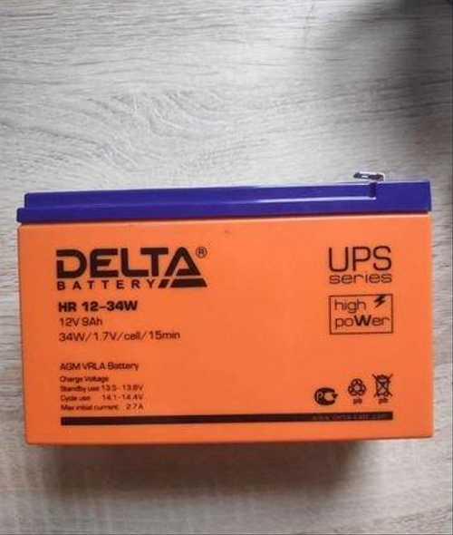 Аккумулятор Delta Battery HR 12-34W