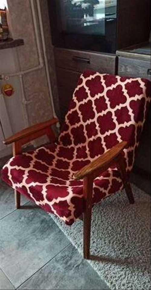Кресло деревянное, СССР, винтаж