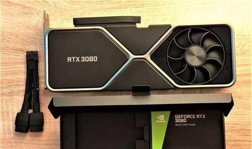 Игровая Видеокарта RTX3080 FE 10гб не LHR